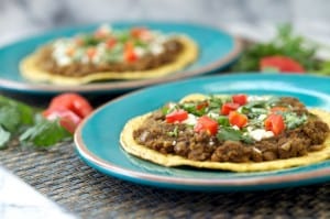Refried Lentils Tostadas Recipe - Everyday Southwest