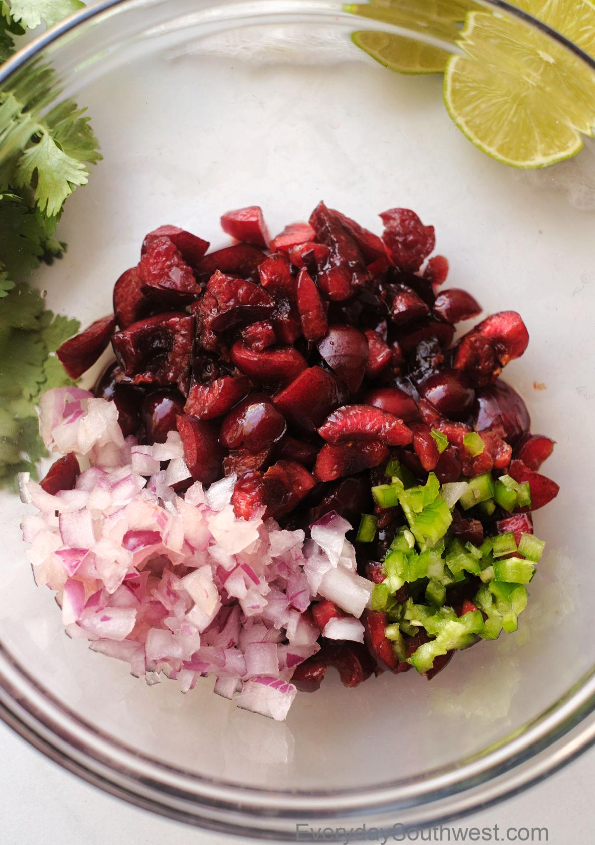 Cherry Salsa Recipe- Quick and Easy - Everyday Southwest